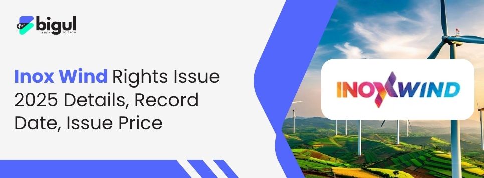 Inox Wind Rights Issue 2025 Details, Record Date, Issue Price